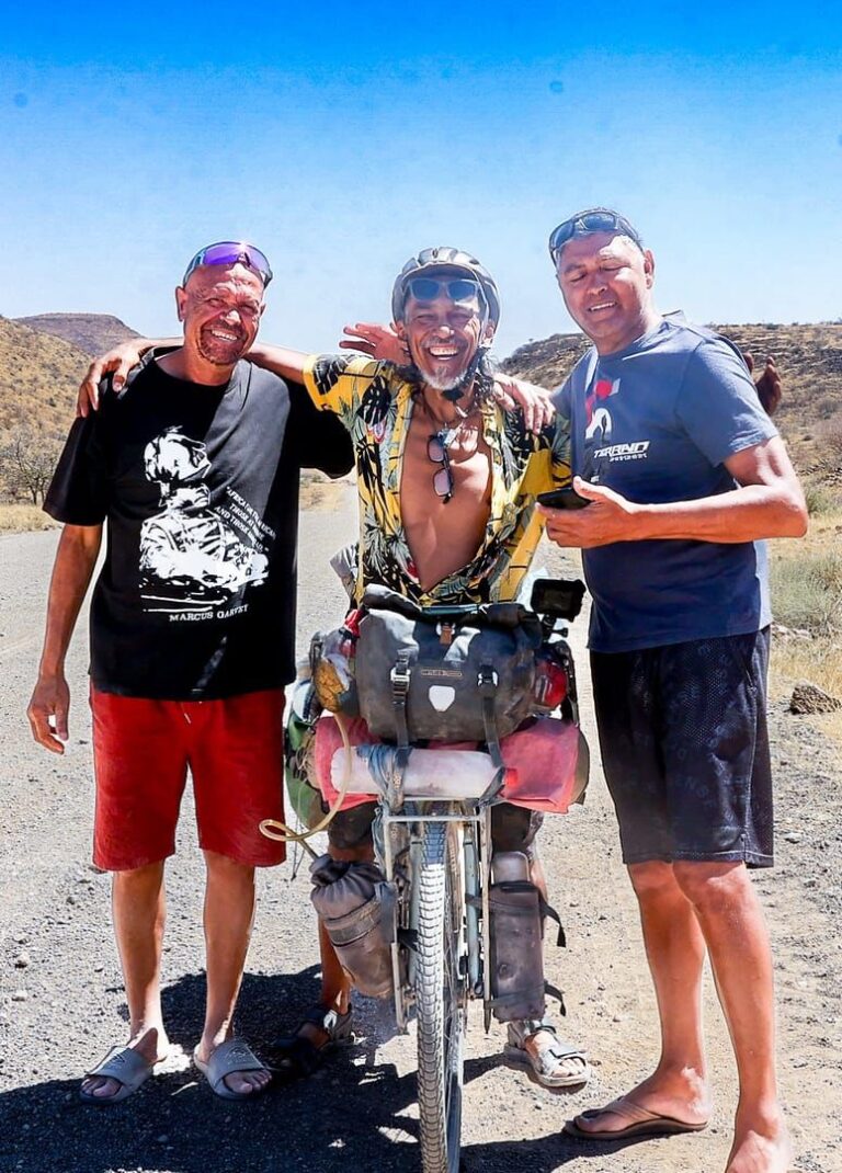 Gustavo Vuela Tercott’s epic cycling journey across Africa